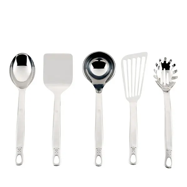 HESTAN Provisions 5-piece Essential Stainless Steel Chef's Tools Set - Silver