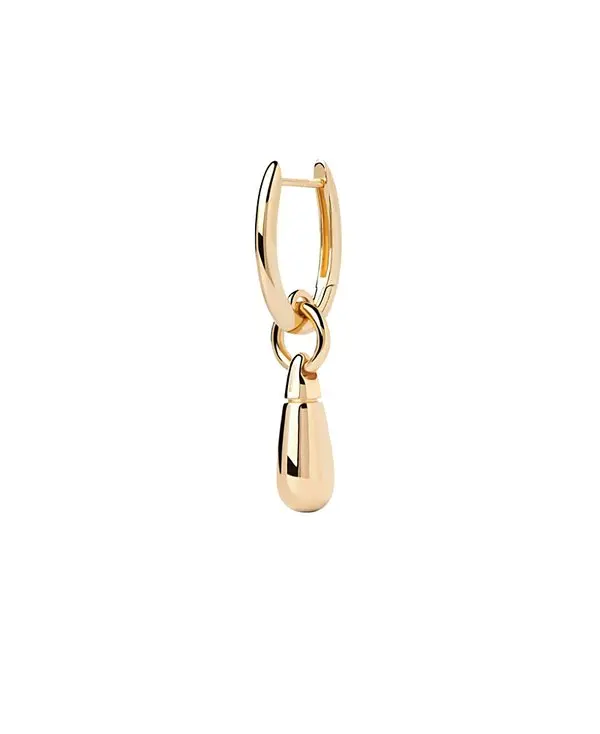 PDPAOLA Jupiter Single Hoop Earring - Gold