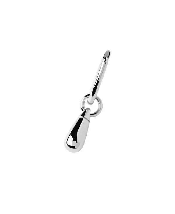PDPAOLA Jupiter Single Hoop Earring - Silver