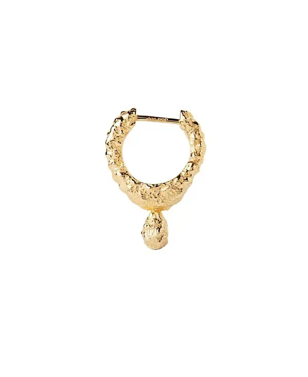 PDPAOLA Lava Single Hoop Earring - Gold