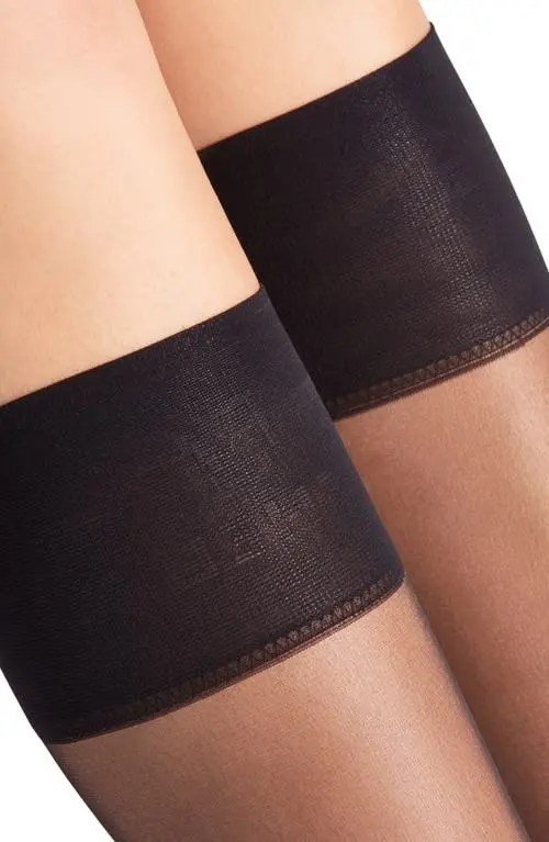 Falke Shelina 12 Denier Knee Highs - Black