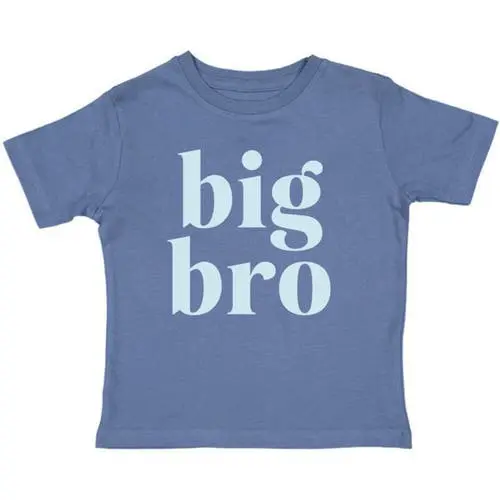 SWEET WINK Big Bro Short Sleeve T-shirt - Indigo