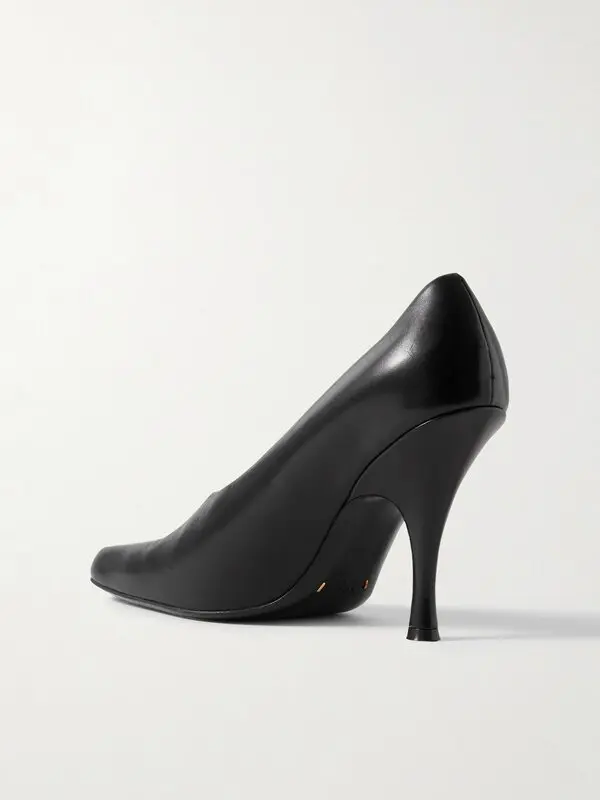 Khaite Eva Leather Pumps