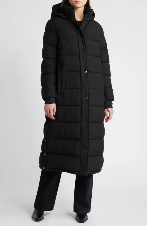 Bcbgmaxazria Long Puffer Coat - Black