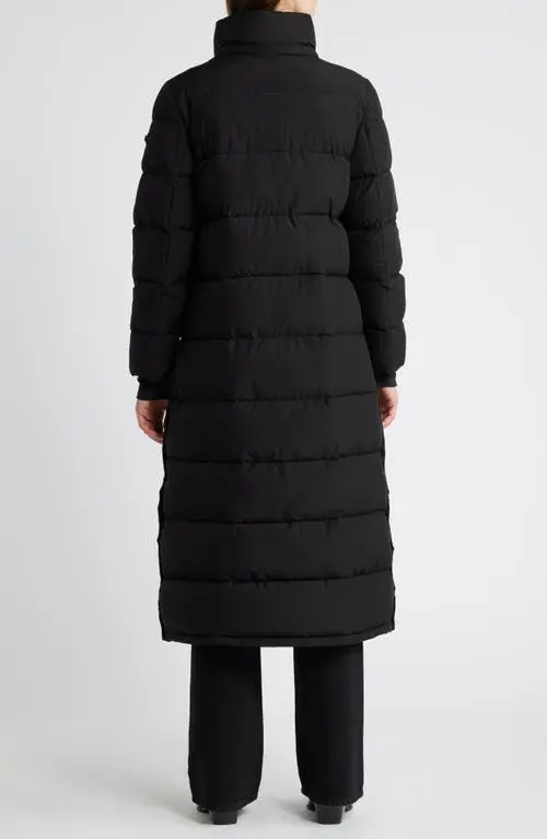 Bcbgmaxazria Long Puffer Coat - Black