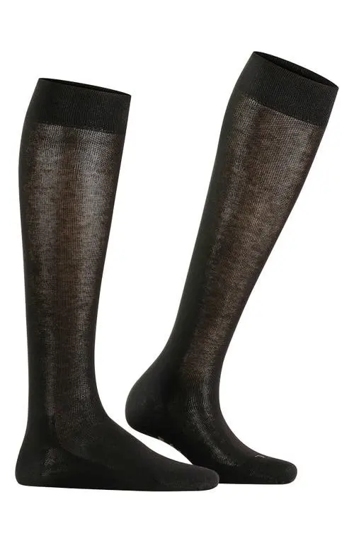 Falke Sensitive London Knee High Socks - Black