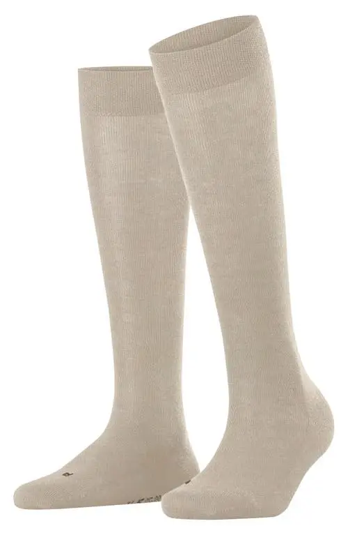 Falke Sensitive London Knee High Socks - Linen Mel.