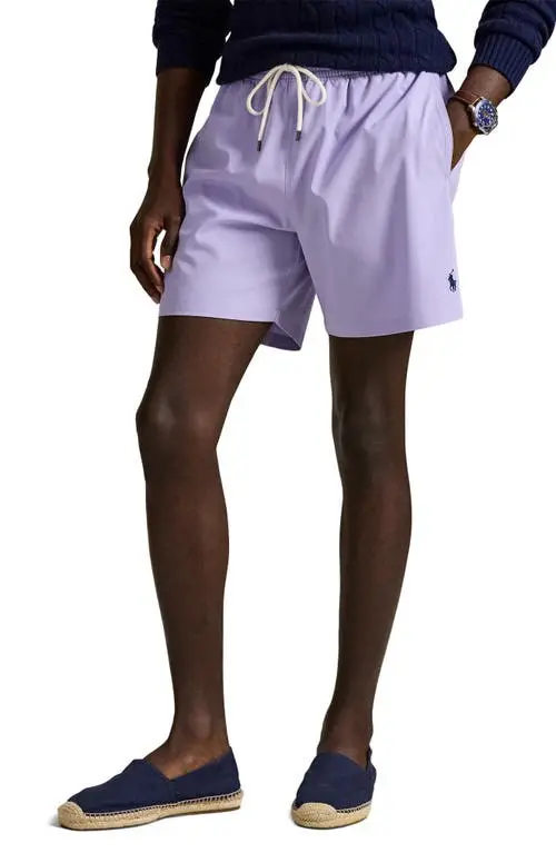 Polo Ralph Lauren Traveler Swim Trunks - Sky Lavendar
