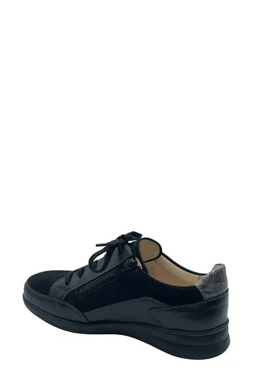 Finn Comfort Prato Sneaker - Black / Platinum