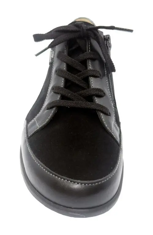 Finn Comfort Prato Sneaker - Black / Platinum