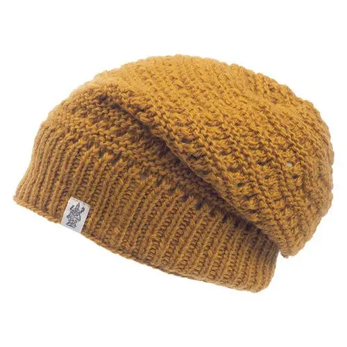 NIRVANNA DESIGNS Boho Slouch Beanie - Honey