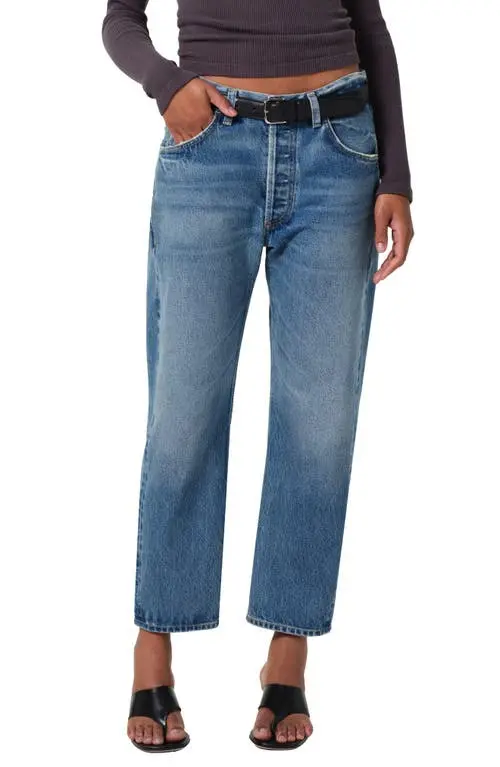 Citizens Of Humanity Winslow High Waist Crop Boyfriend Jeans - Pacifica