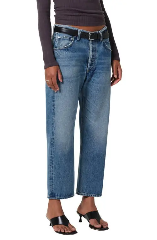 Citizens Of Humanity Winslow High Waist Crop Boyfriend Jeans - Pacifica