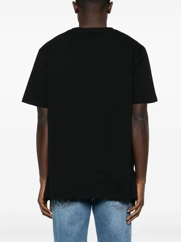 Balmain Flocked-logo T-shirt