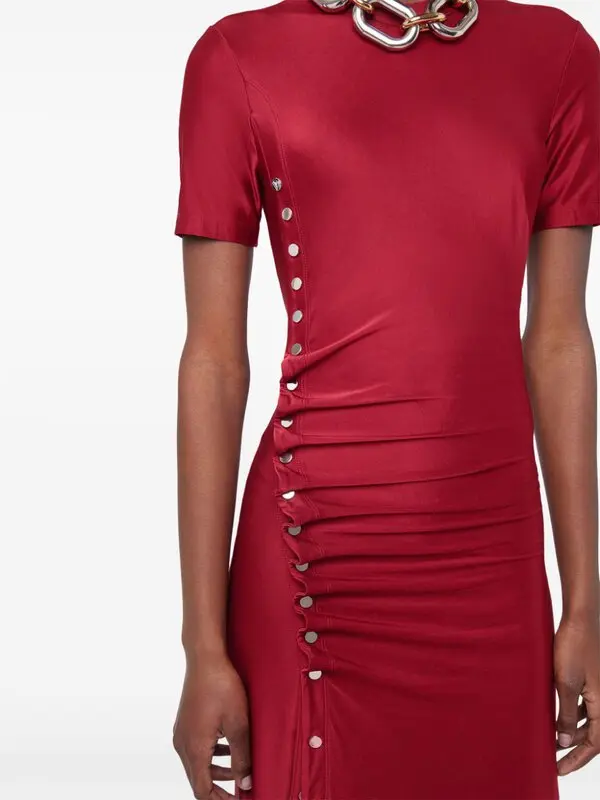 strapless open back dress Berrylush Women Red & White Polka Dot Print Fit & Flare Mini Dress main image 1