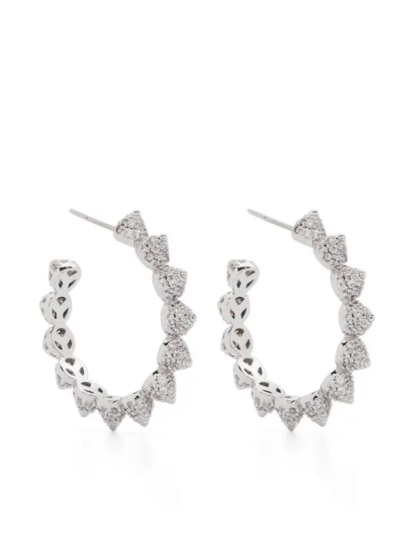 Eddie Borgo Pavé Cone Earrings - Silver