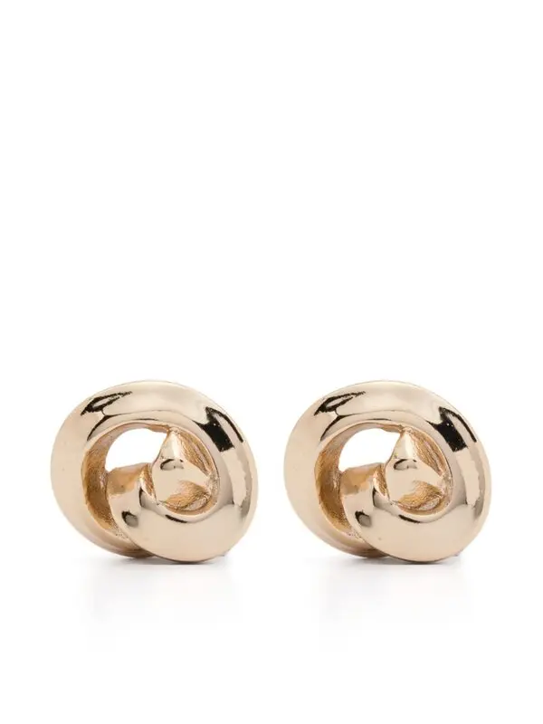 Eddie Borgo Knotted Stud Earrings - Gold