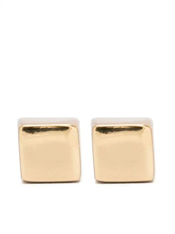 Eddie Borgo Mini Cube Stud Earrings