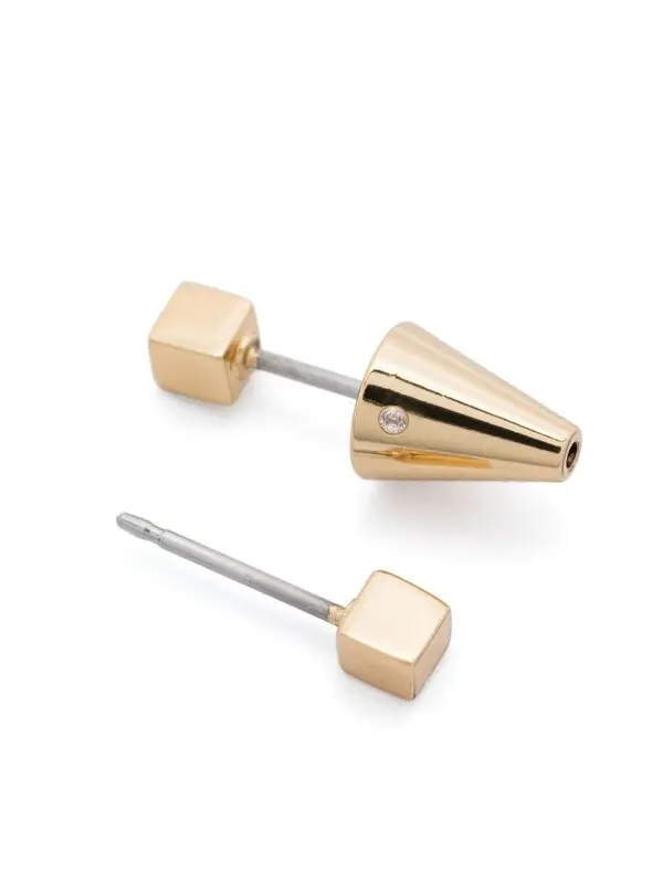 Eddie Borgo Mini Cube Stud Earrings