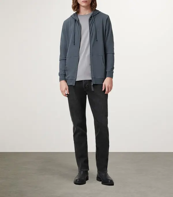 ALLSAINTS Brace Zip-up Hoodie In Organic Cotton