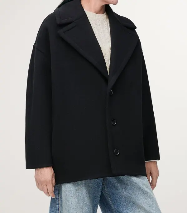 Loewe Wool Single-breasted Coat