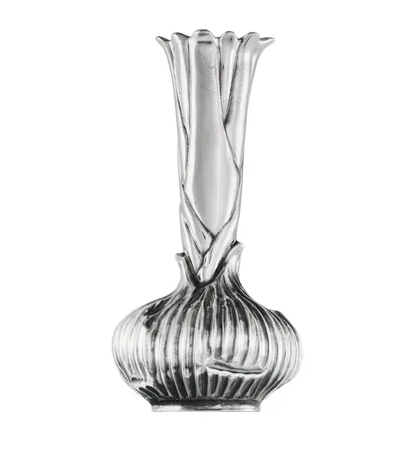 Christofle Plated Onion Vase - Silver