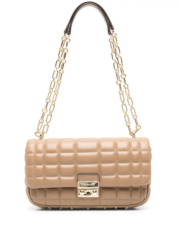 Michael Kors Large Tribeca Shoulder Bag - Neutrals