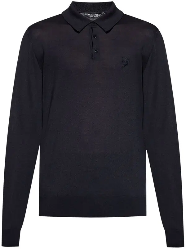 Dolce & Gabbana Silk Polo Shirt