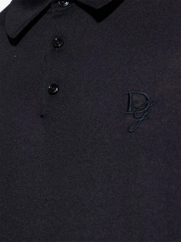 Dolce & Gabbana Silk Polo Shirt