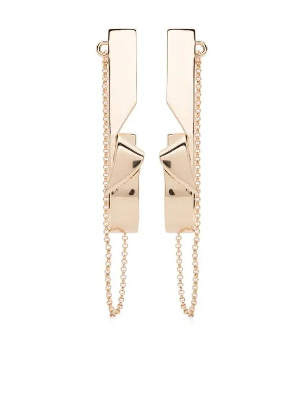Eddie Borgo Folded Earrings - Gold