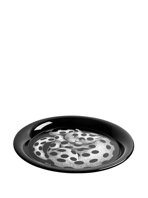 FORNASETTI High Fidelity Plate - Black
