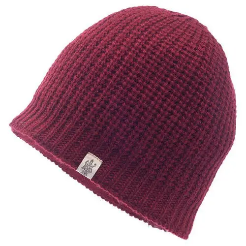 NIRVANNA DESIGNS Cardigan Knit Beanie - Burgundy
