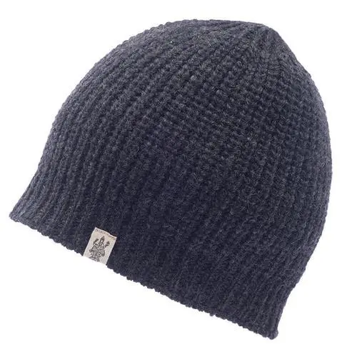 NIRVANNA DESIGNS Cardigan Knit Beanie - Charcoal