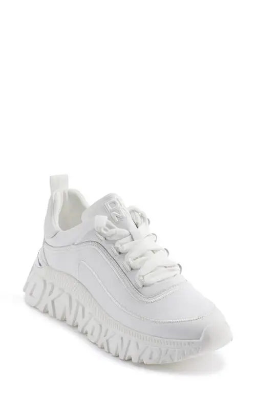 Dkny Lacombe Platform Sneakers - White