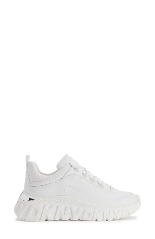 Dkny Lacombe Platform Sneakers - White