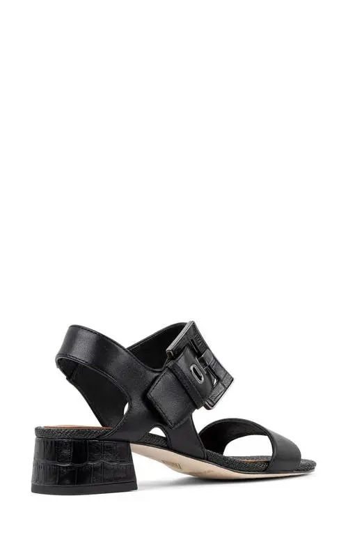 DONALD PLINER Vixi Ankle Strap Sandals - Black