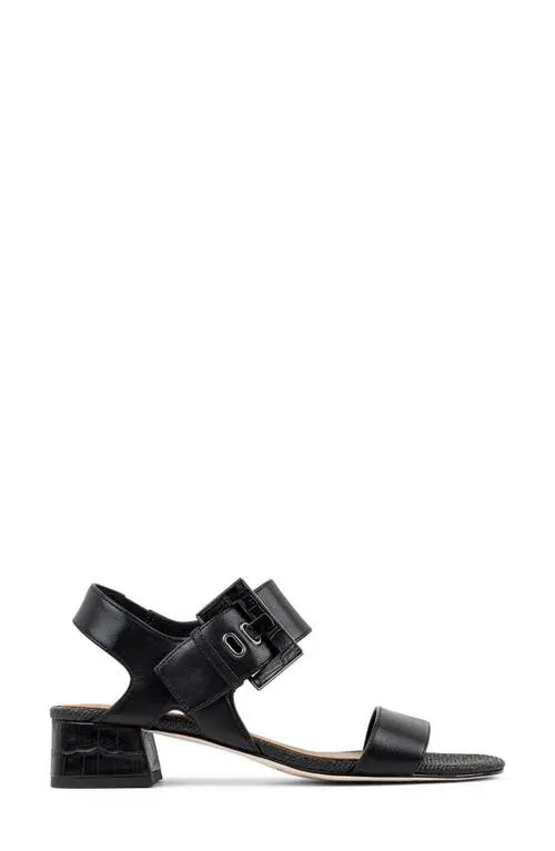DONALD PLINER Vixi Ankle Strap Sandals - Black
