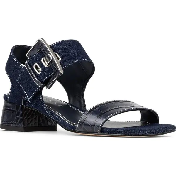 DONALD PLINER Vixi Ankle Strap Sandals - Indigo
