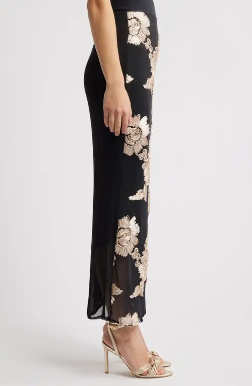 NIKKI LUND Vivica Floral Soutache Skirt