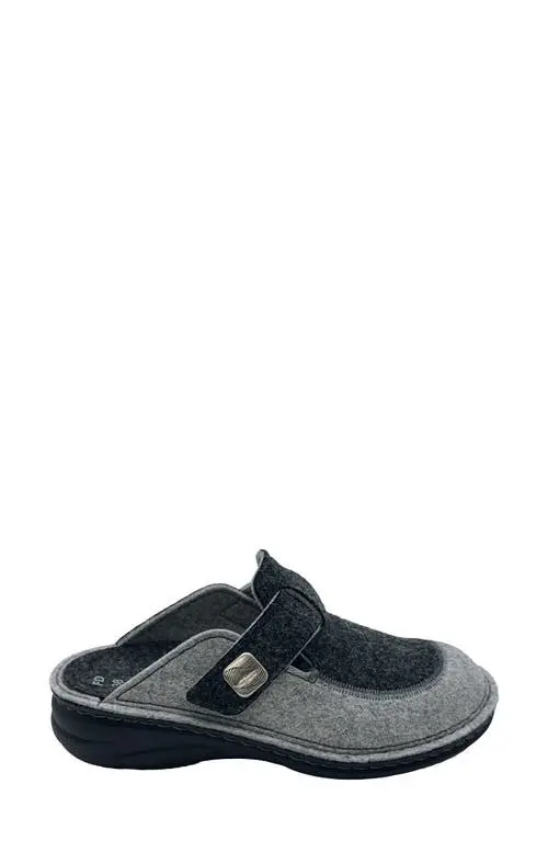 Finn Comfort Antholz Wool Clog - Anthracite