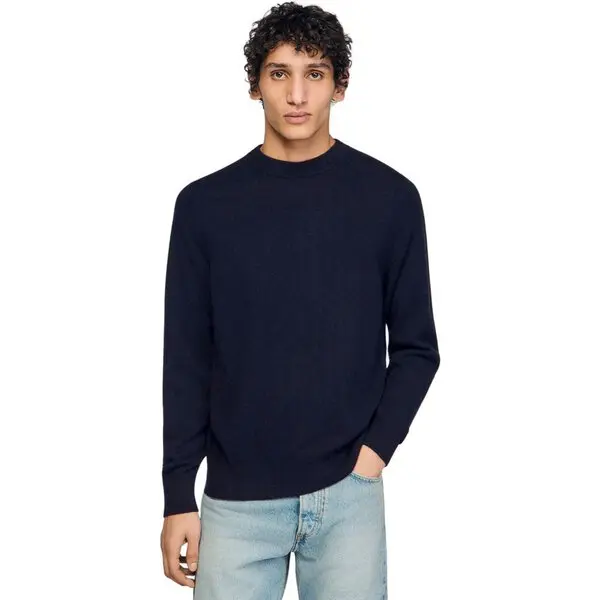 Sandro Cashmere Sweater - Navy