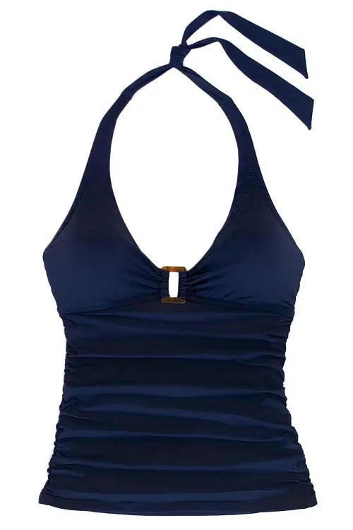 Helen Jon Tortoise Tankini - Navy