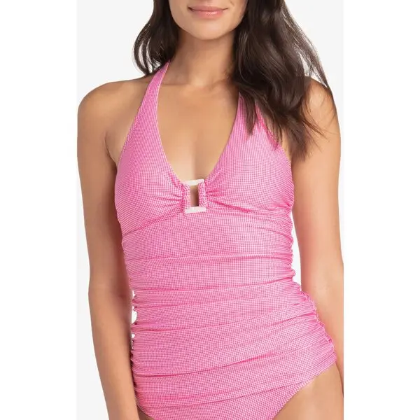 Helen Jon Tortoise Tankini - Pink Gingham