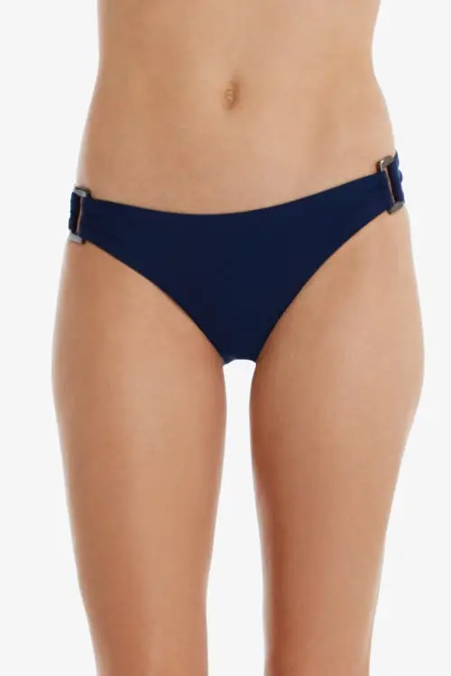 Helen Jon Tortoise Hipster Bikini Bottom - Navy