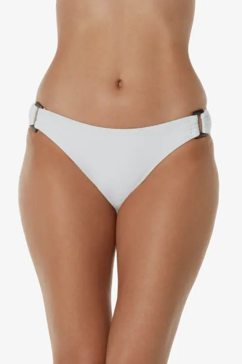 Helen Jon Tortoise Hipster Bikini Bottom - Textured White