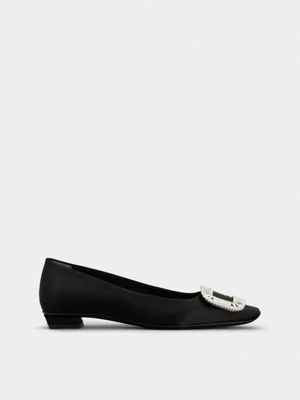 ROGER VIVIER Belle Vivier Ballerinas In Satin