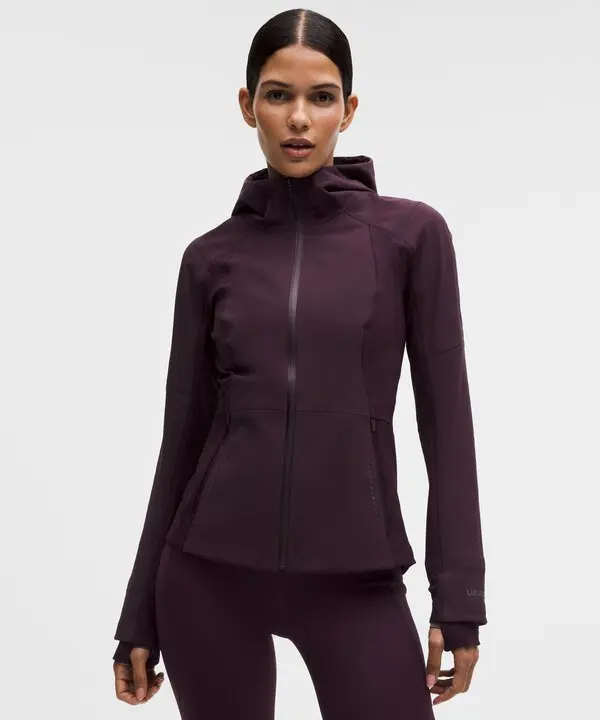 Lululemon Cross Chill Performance Jacket - Black Plum