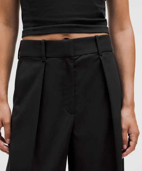 Lululemon High-rise Pleated Trousers