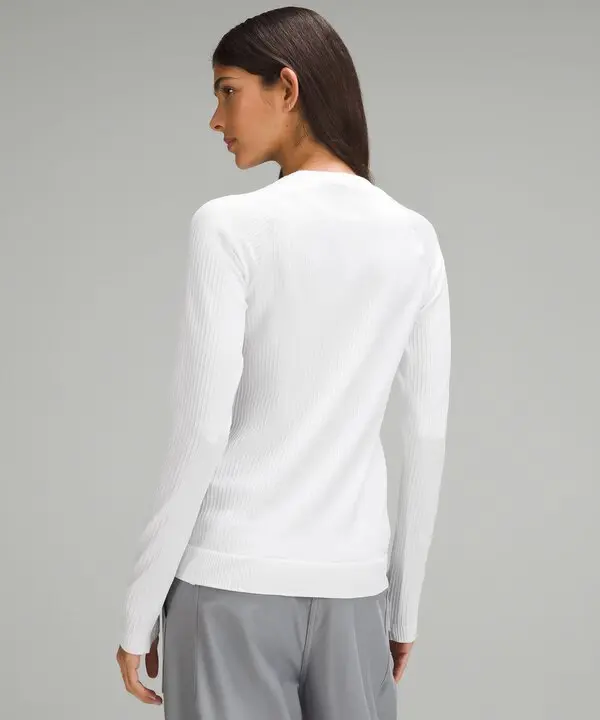Lululemon Rest Less Pullover - Colour Rib White/white