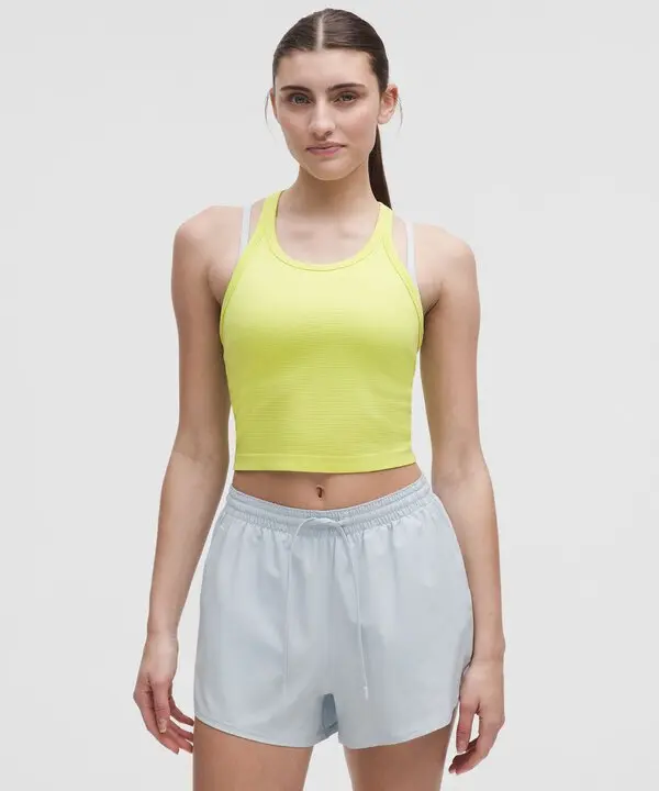 Lululemon Swiftly Tech Cropped Racerback Tank Top 2.0 - Sour Grape/sour Grape